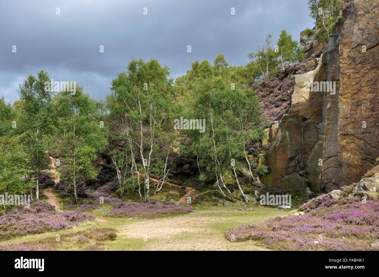 Derbyshire england summer quarry hi-res stock photography and images ...