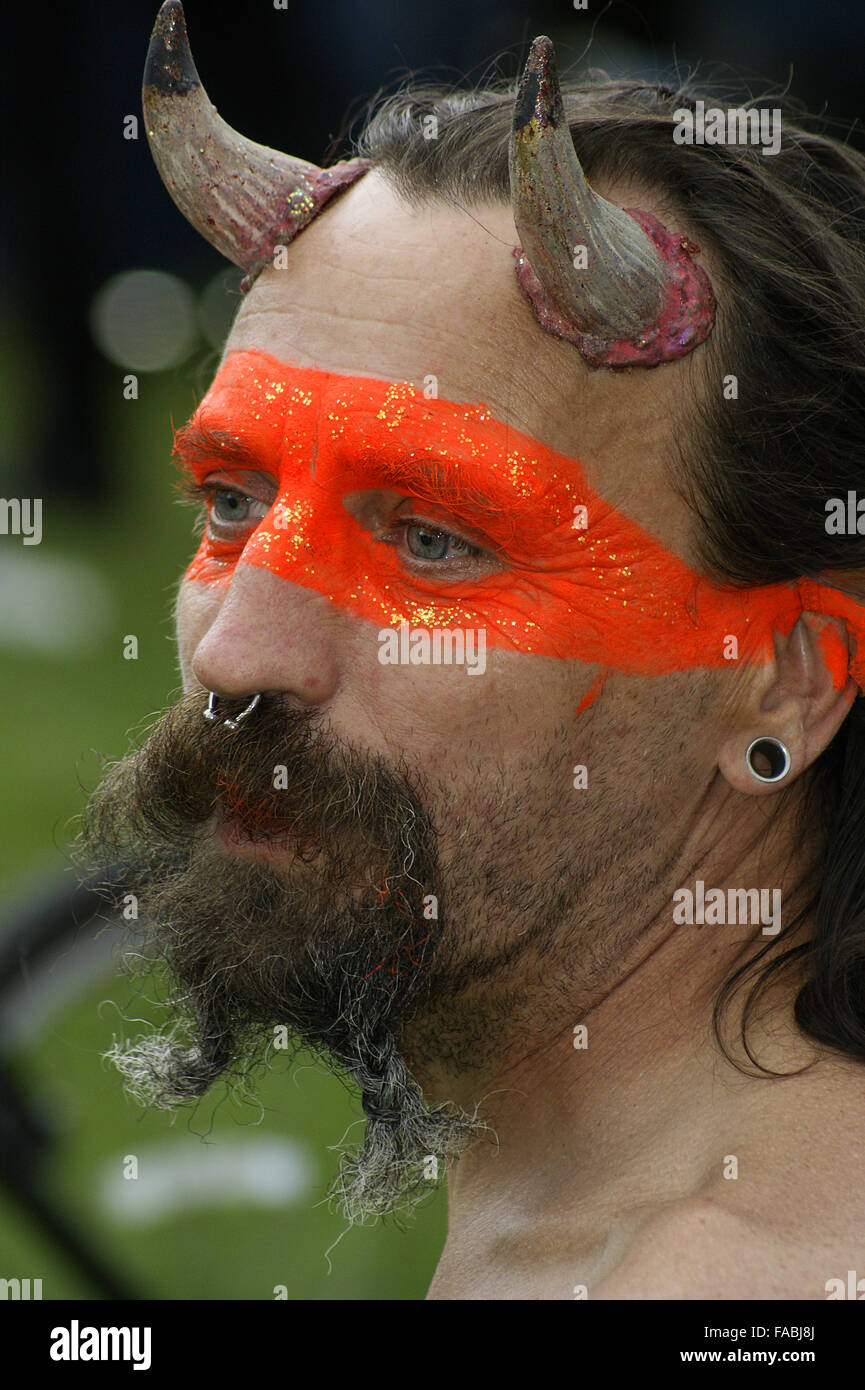 Piercings man face hi-res stock photography and images - Alamy