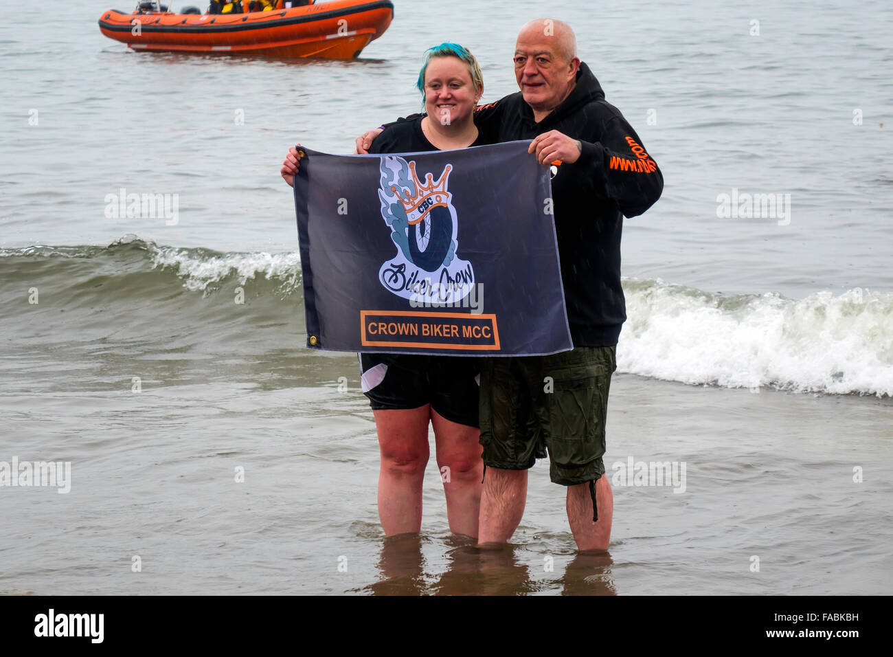 Redcar, UK. 26th Dec, 2015. Participants from Crown Biker MCC Motor ...