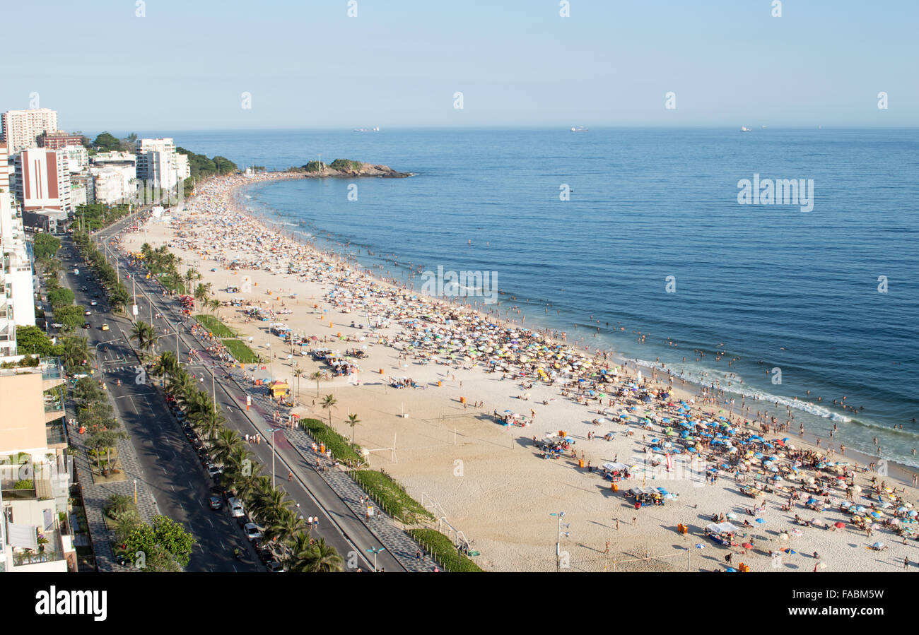Ipanema Beach in Rio de Janeiro, Brazil Stock Photo - Alamy