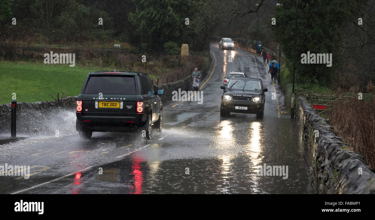 Flooding in the Ribble Valley, Lancashire, north west England, Dec 2015 ...