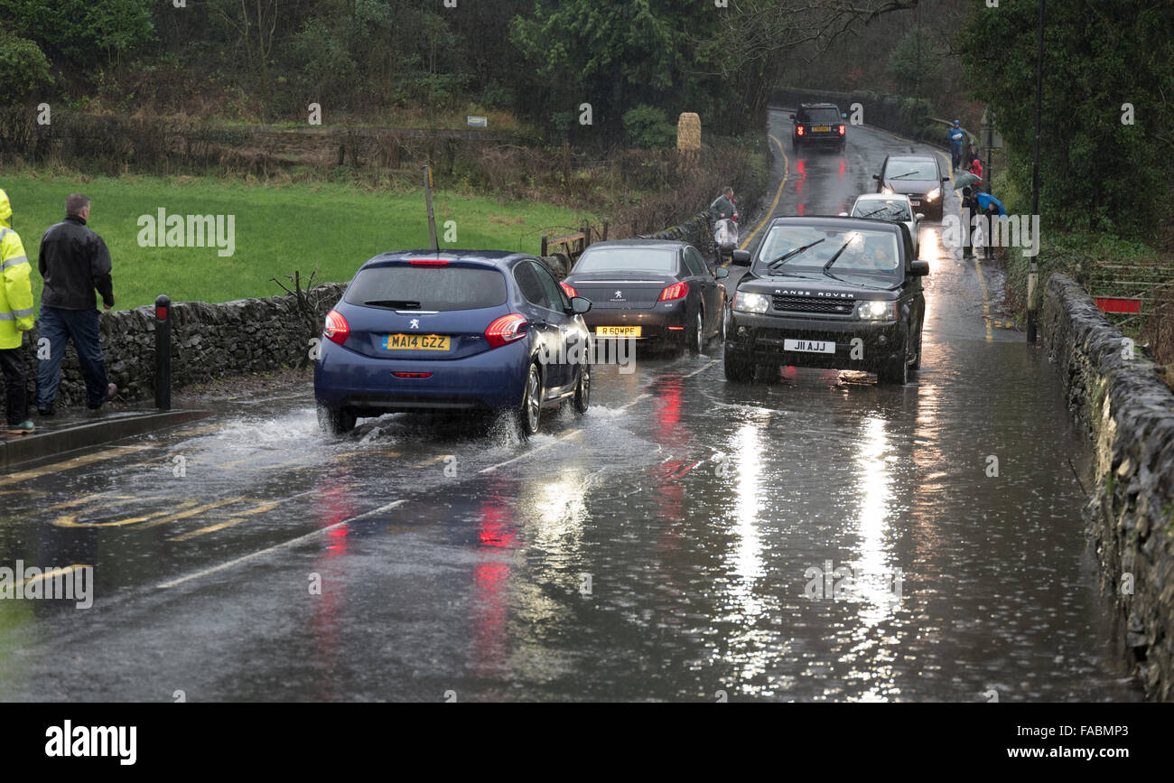 Flooding in the Ribble Valley, Lancashire, north west England, Dec 2015 ...
