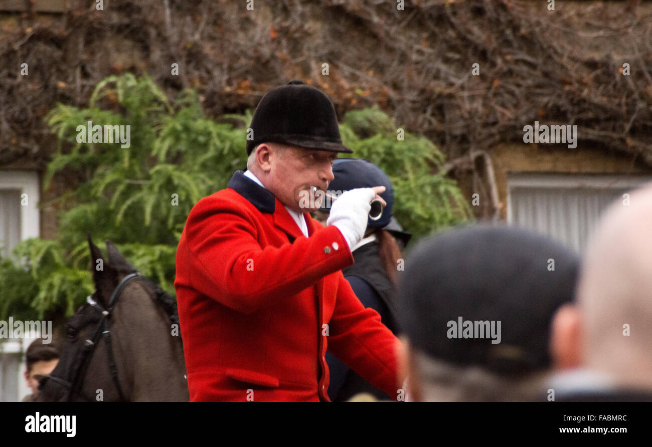 Wentbridge, West Yorkshire, UK. 26th December 2015. The Badsworth ...