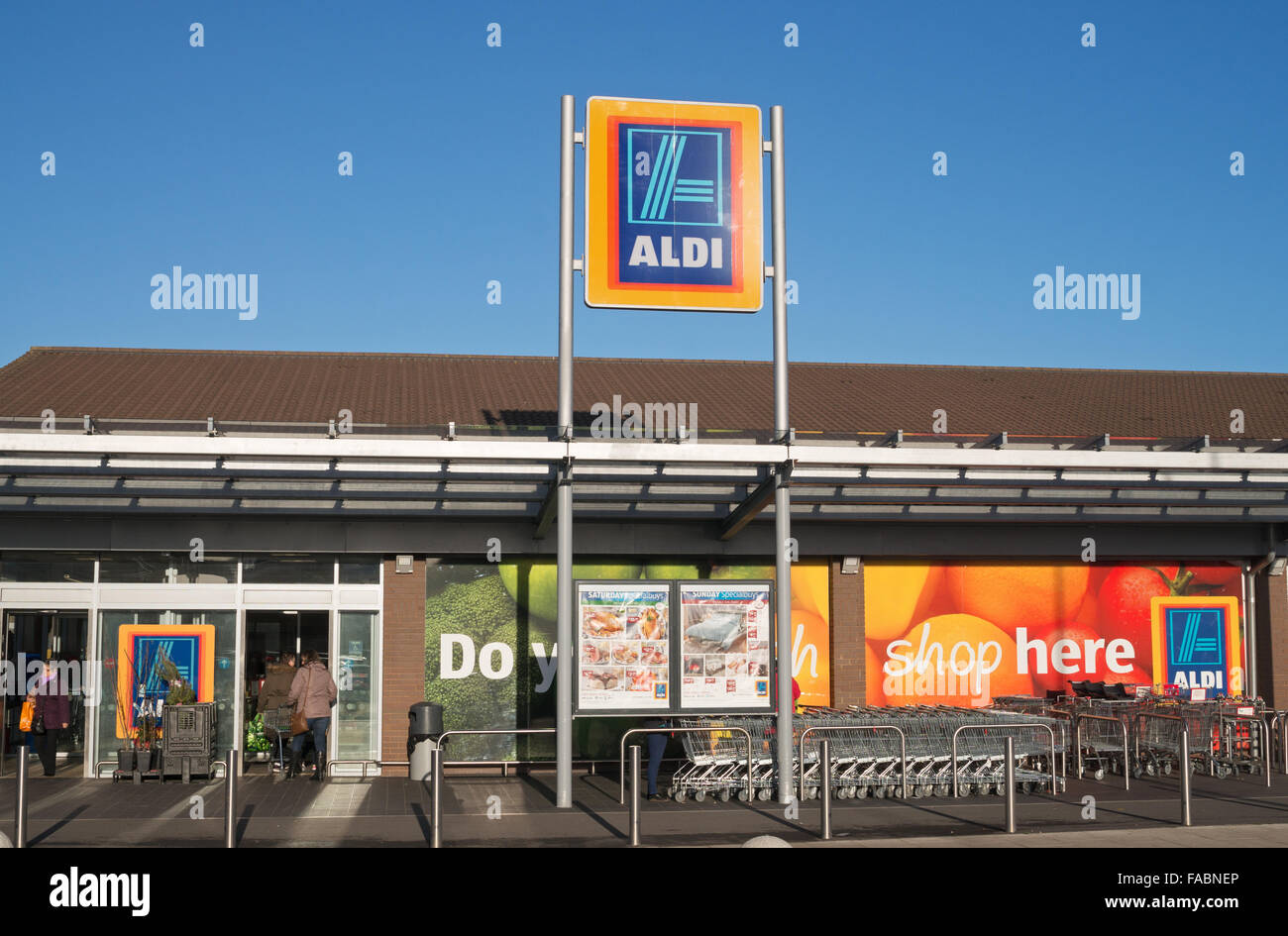 Aldi store in Seaham north east England, UK Stock Photo - Alamy