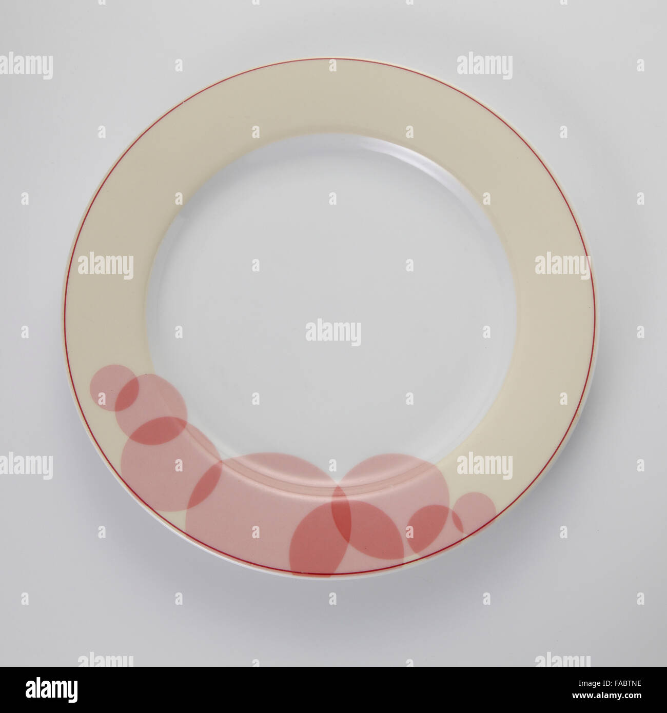 top view of dinner plate Stock Photo - Alamy