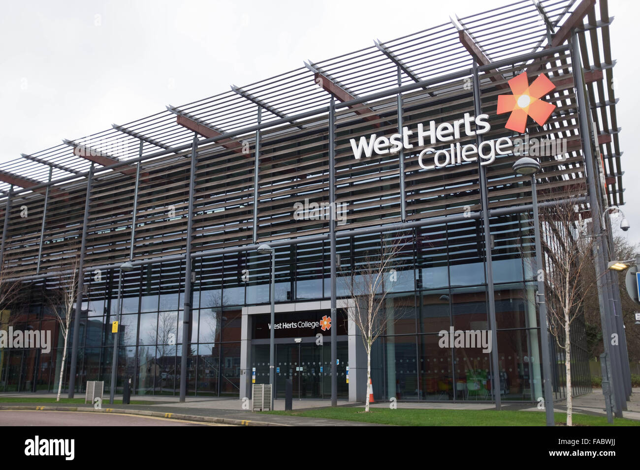 Exterior of West Herts College in Watford, Herts, Hertfordshire Stock ...