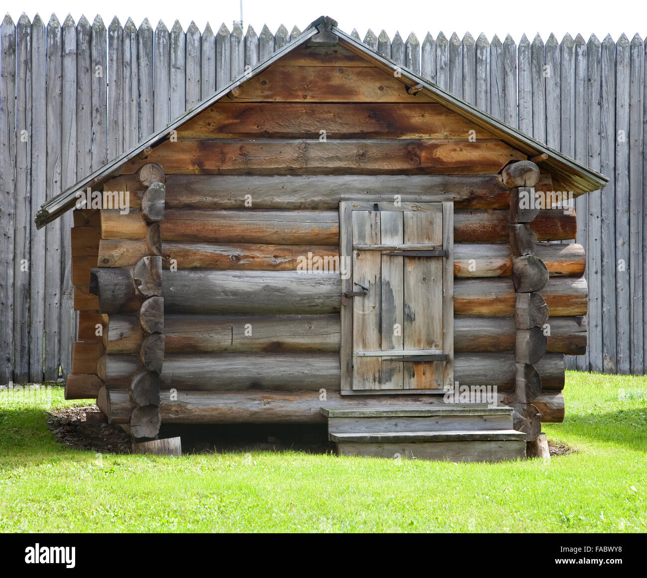 The old wooden houses, Siberian Shushenskoye Stock Photo - Alamy