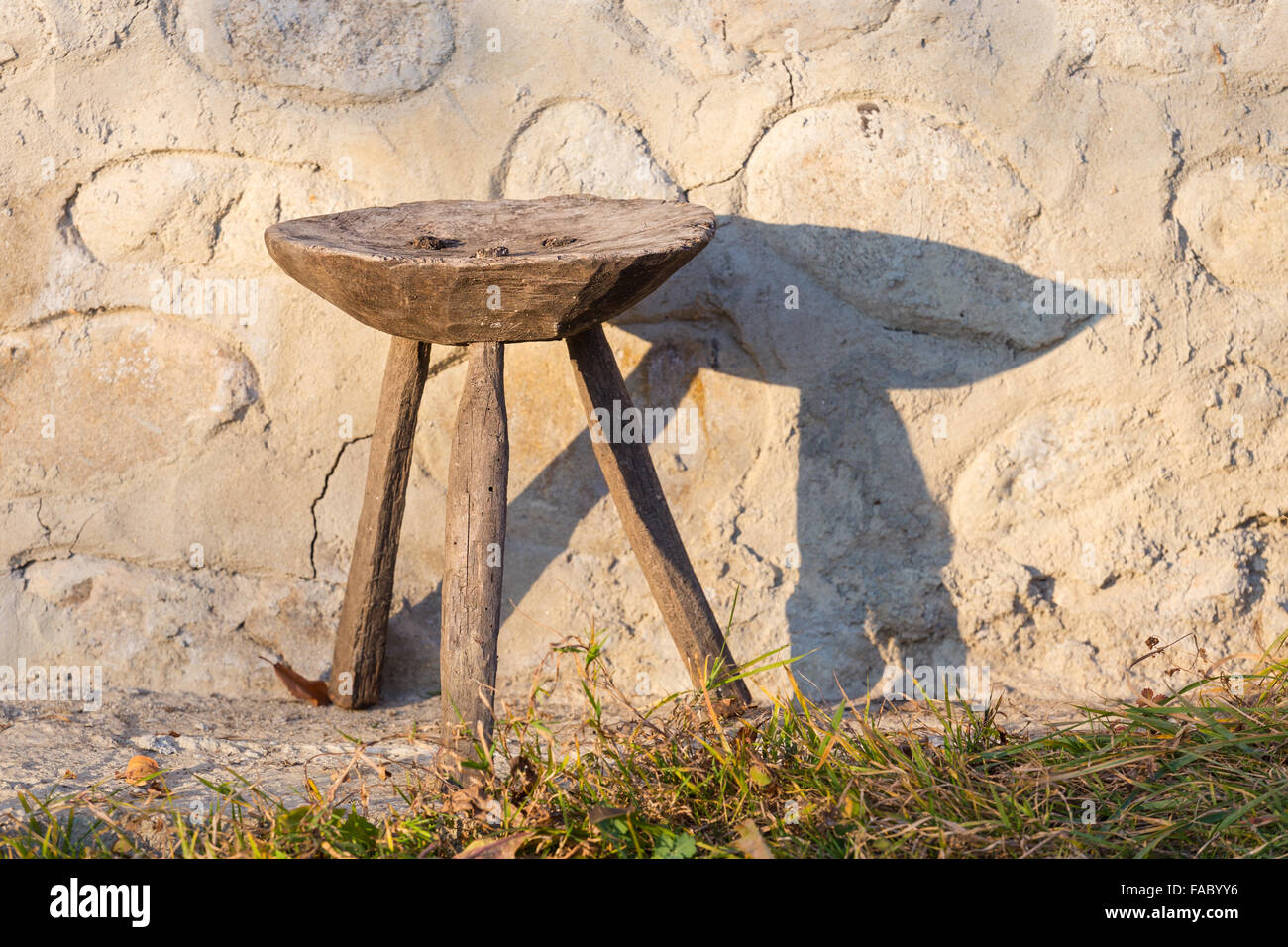 Little wooden chair Stock Photo - Alamy
