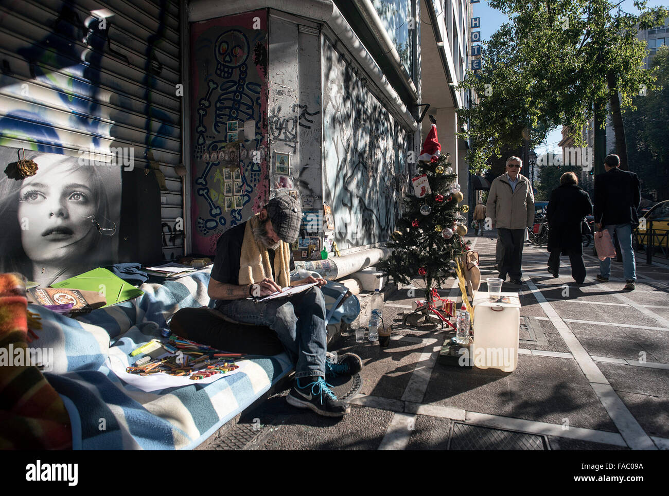 Christmas tree of athens hi-res stock photography and images - Alamy