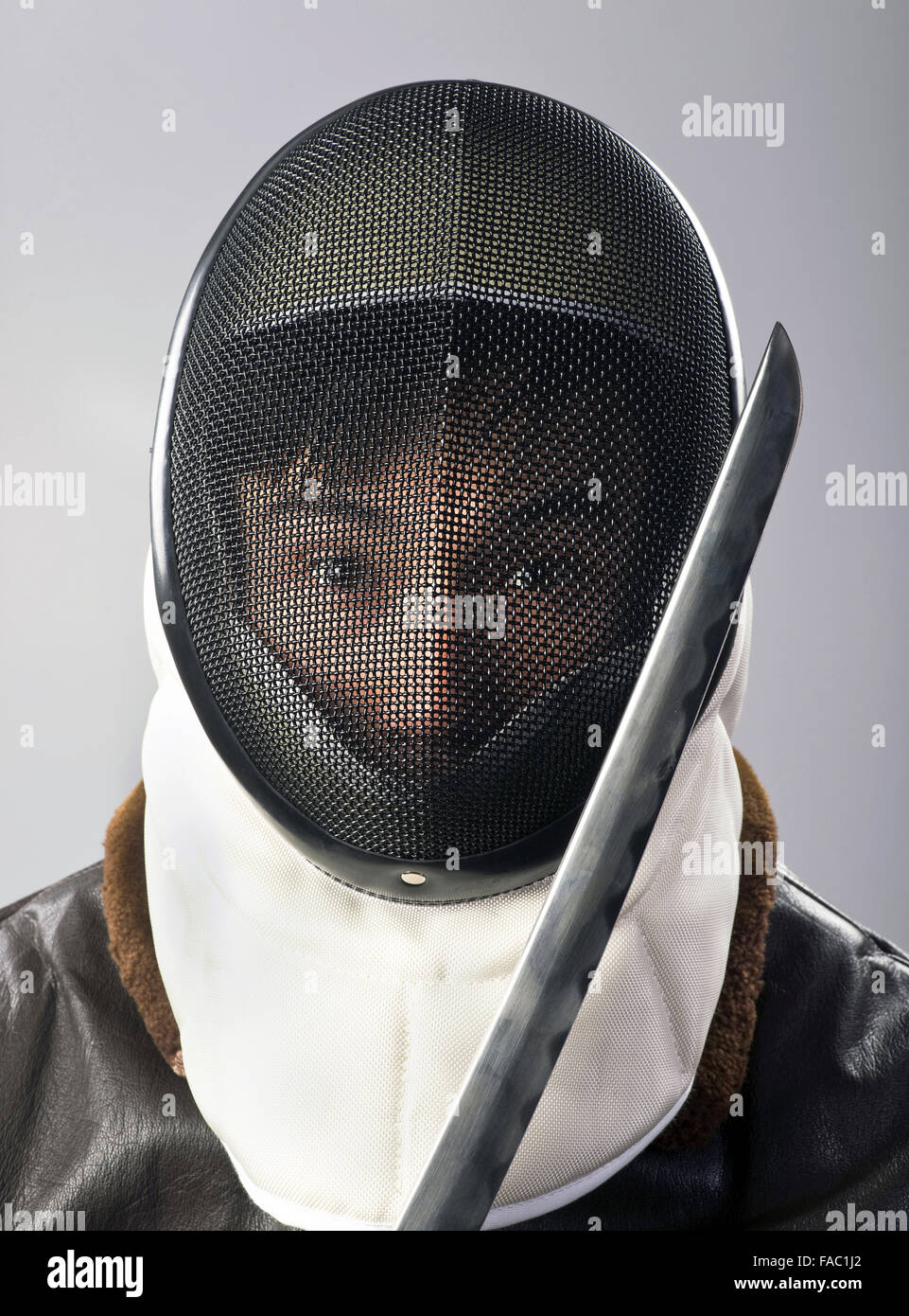 Ninja warrior with sharp samurai blade Stock Photo - Alamy