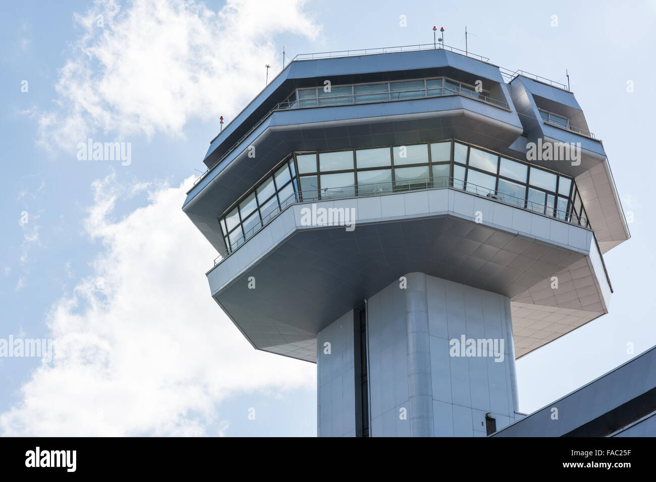 View of Airport Tower Stock Photo - Alamy
