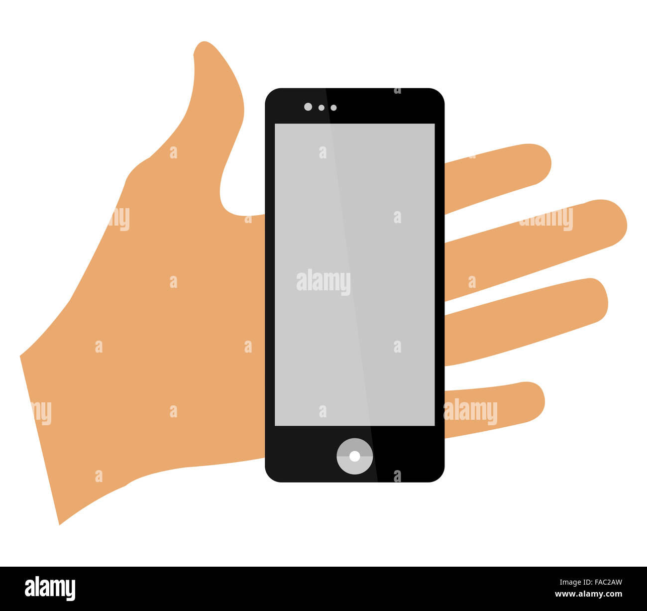 hand with mobile phone Stock Photo - Alamy