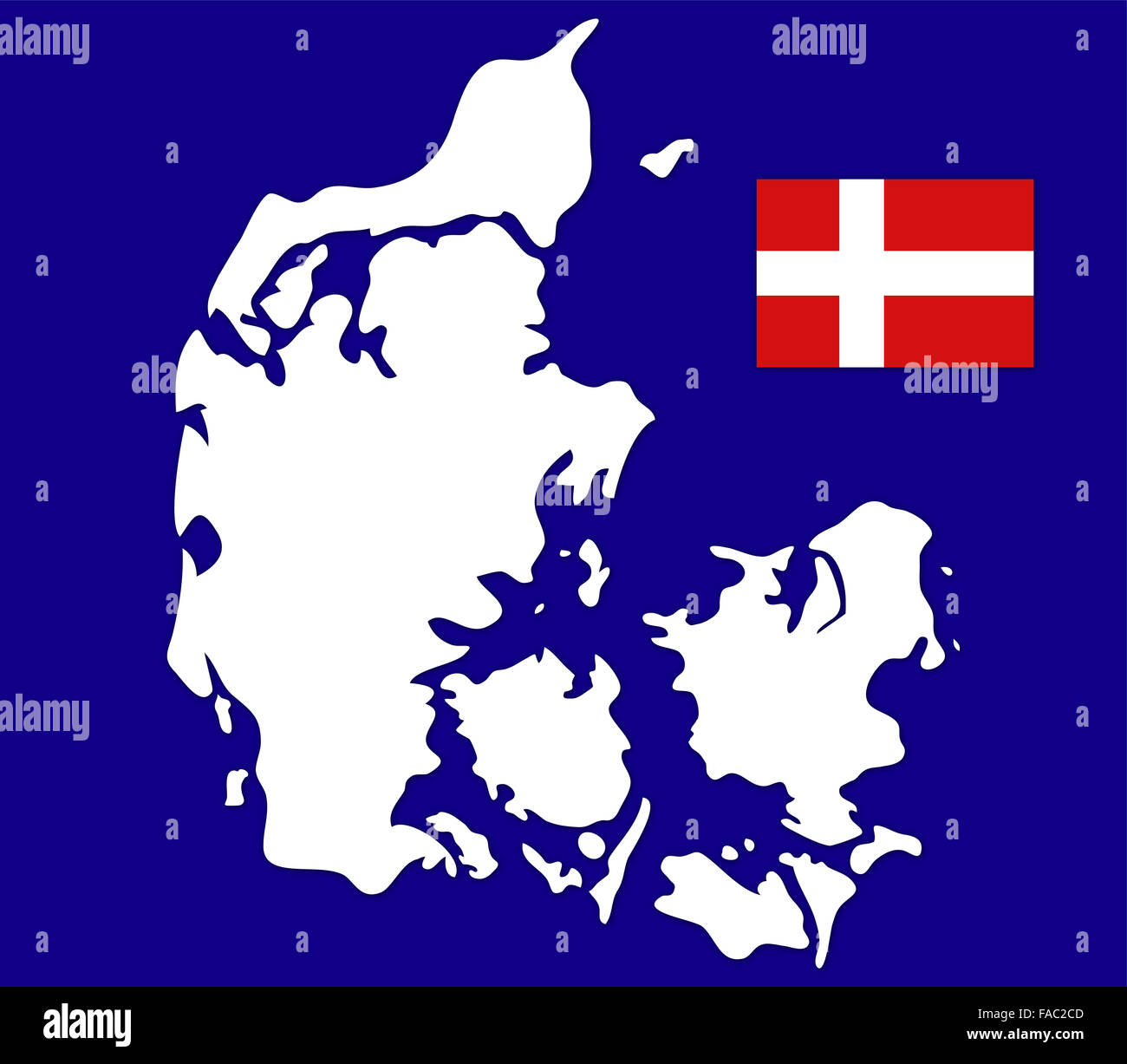 Danish map green hi-res stock photography and images - Alamy