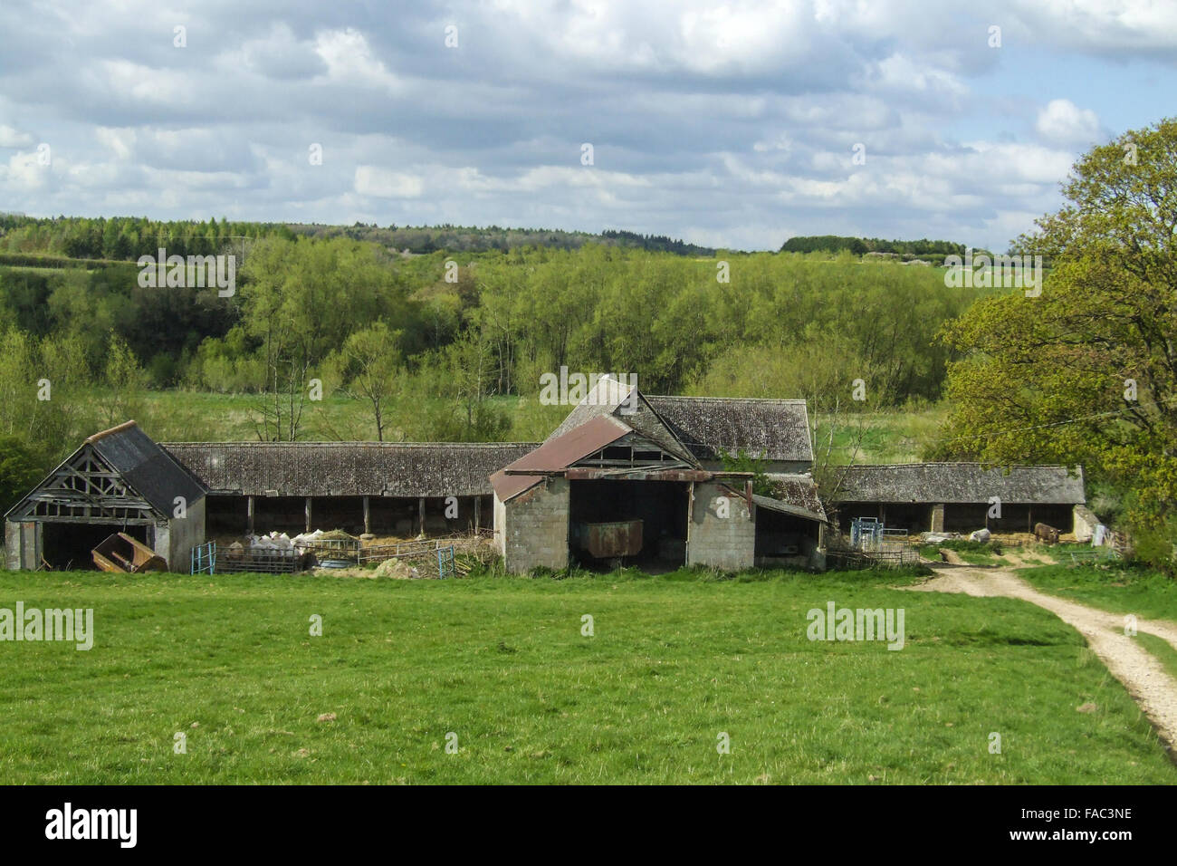 Medieval outbuildings in a farm Stock Photo - Alamy