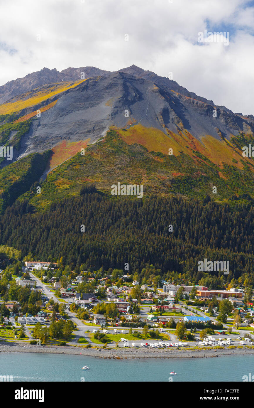 Aerial of Resurrection Bay, Seward, Alaska Stock Photo - Alamy Aerial of Resurrection Bay, Seward, Alaska Stock Photo - Alamy