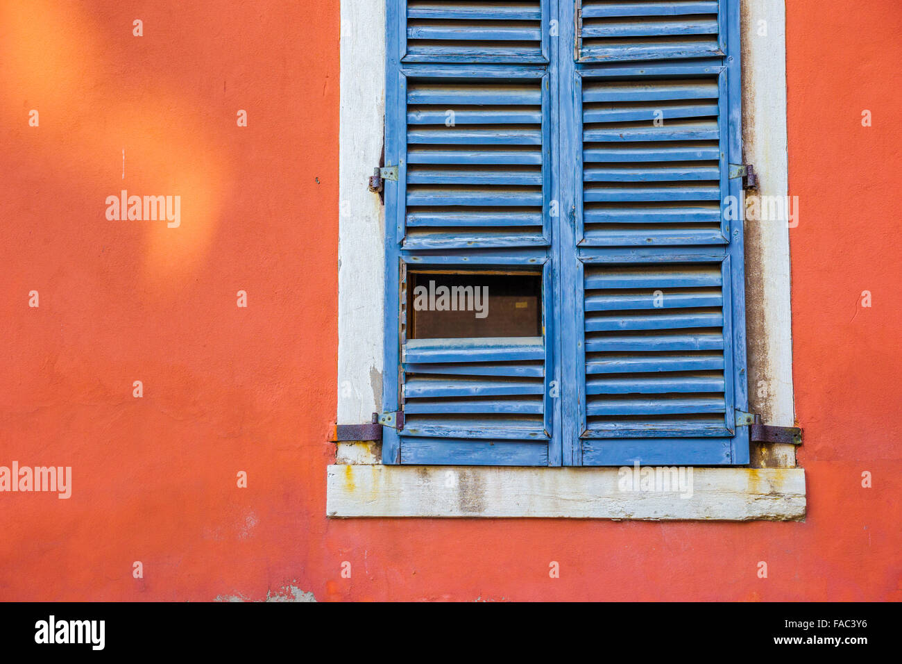 rustic window shutters, Venice Stock Photo - Alamy