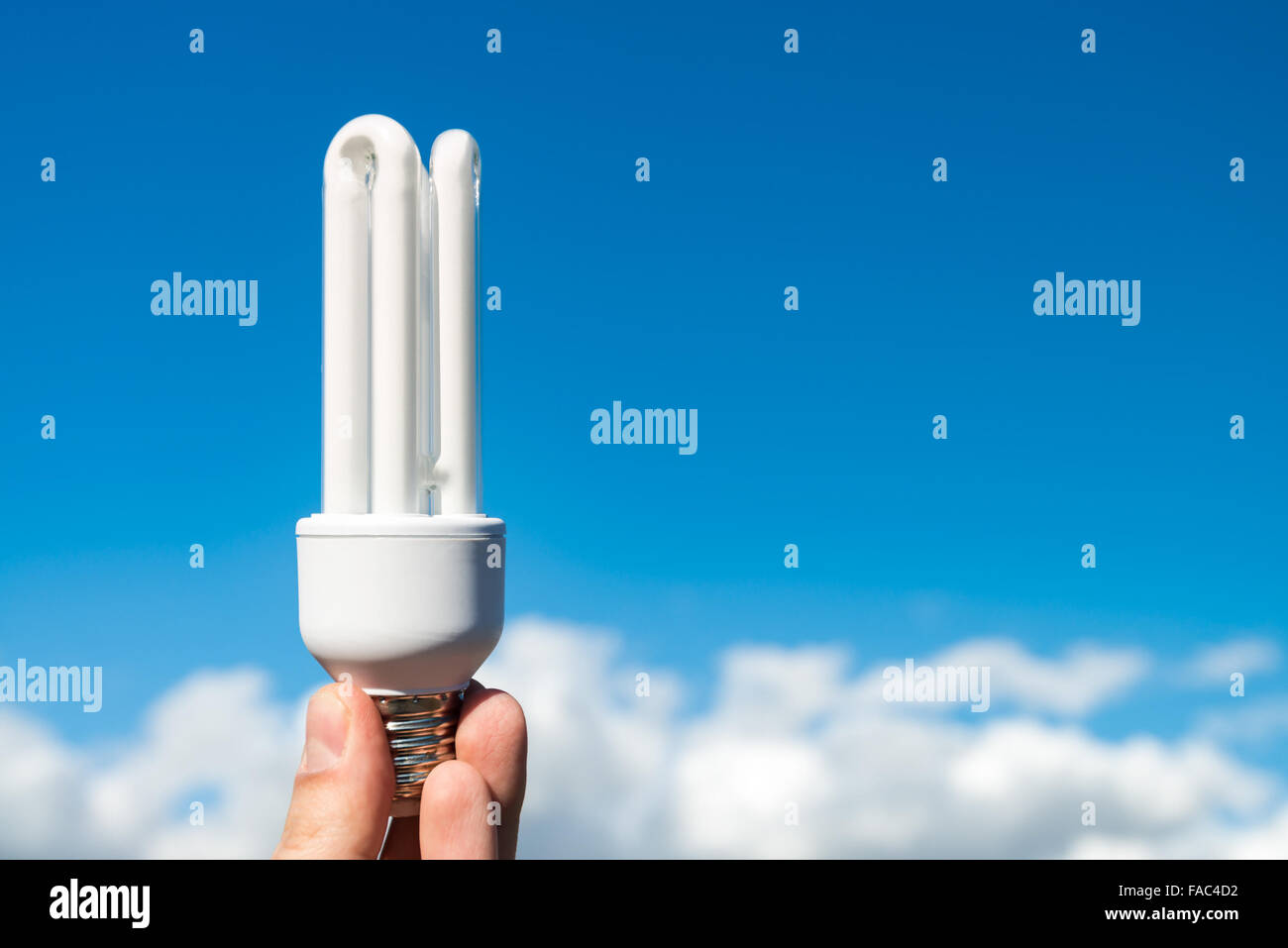 Energy-efficient electrical light bulb Stock Photo - Alamy