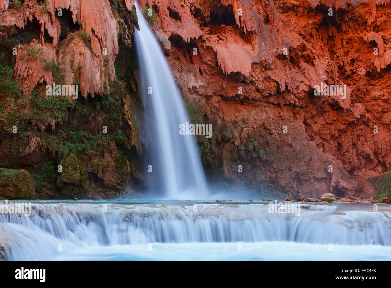 Havasu Falls, Havasupai Indian Reservation, Grand Canyon, Arizona Stock ...