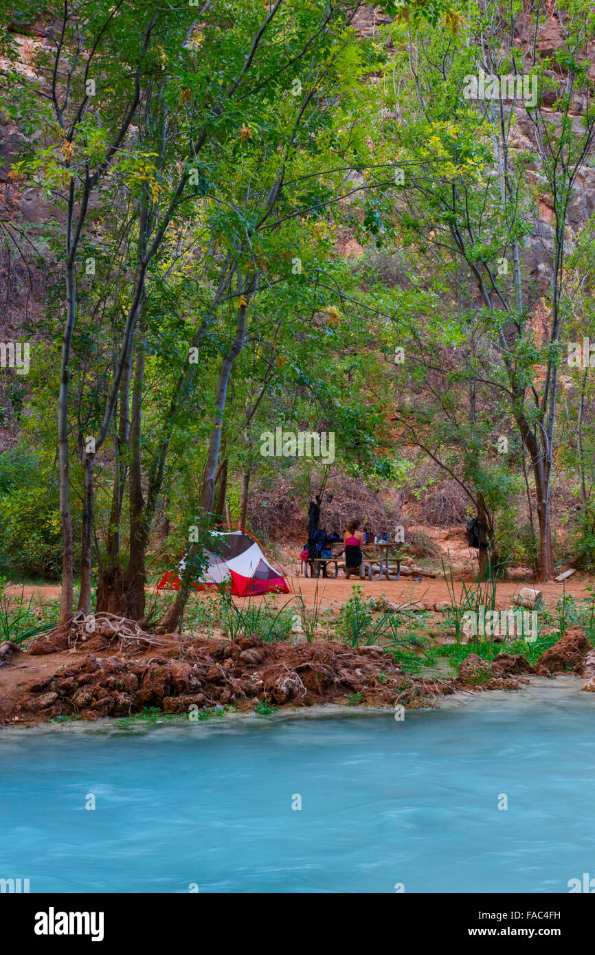 Havasu havasupai campground hi-res stock photography and images - Alamy