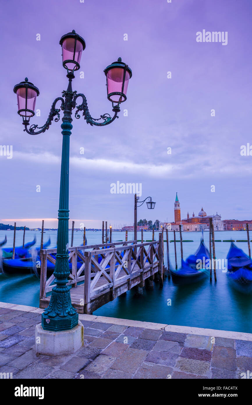 San Marco Traghetto Gondole Molo; Venice Stock Photo - Alamy