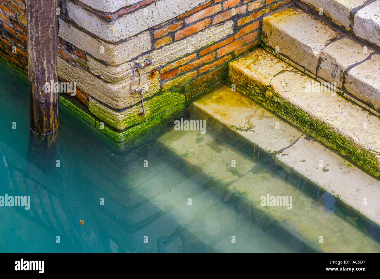 steps into canal, Venice Stock Photo - Alamy