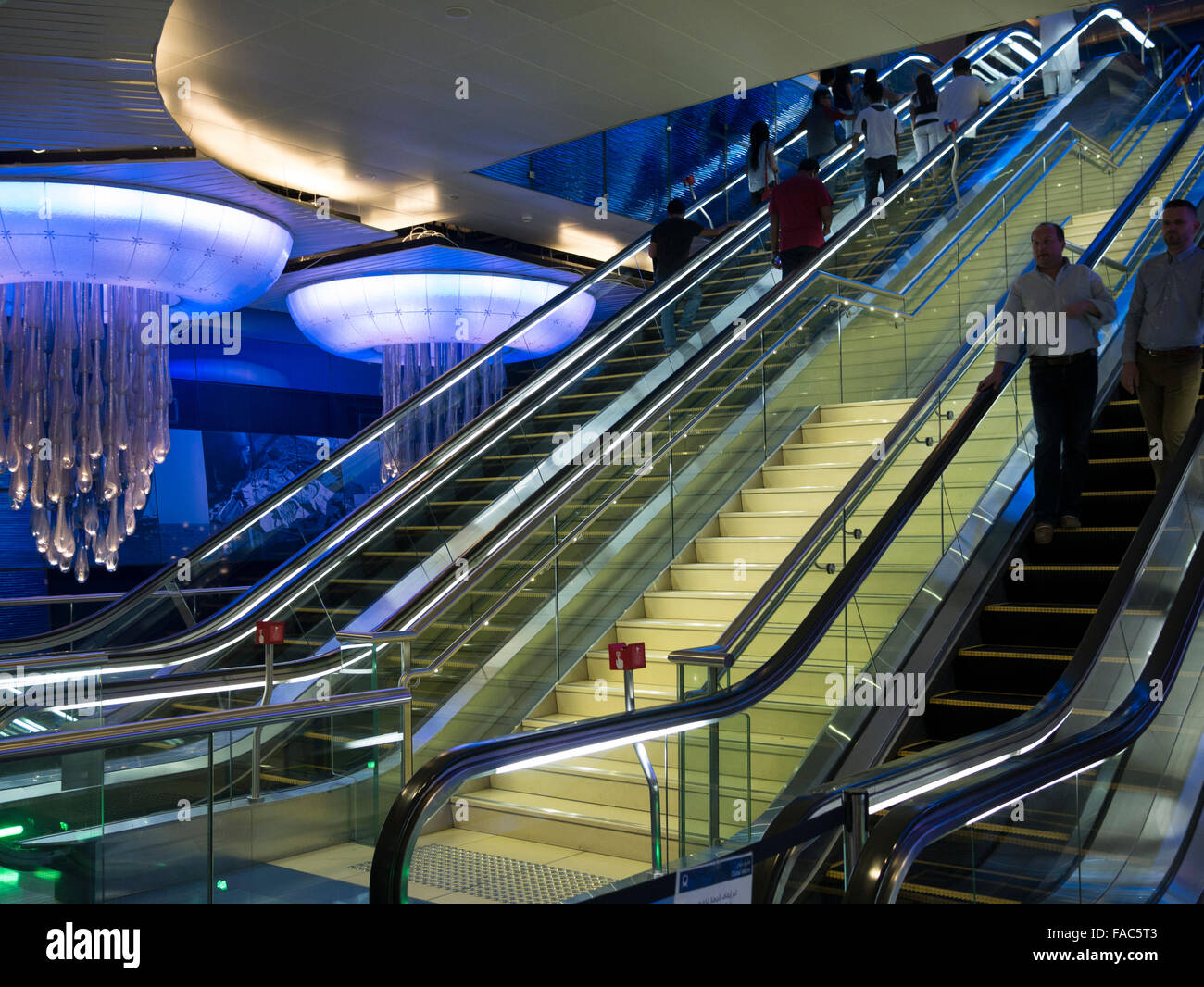Dubai Commuter Train Metro Station, United Arab Emirates Stock Photo ...