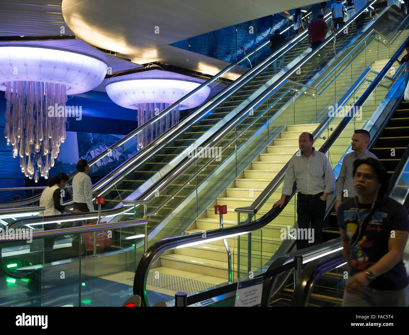 Dubai Commuter Train Metro Station, United Arab Emirates Stock Photo ...
