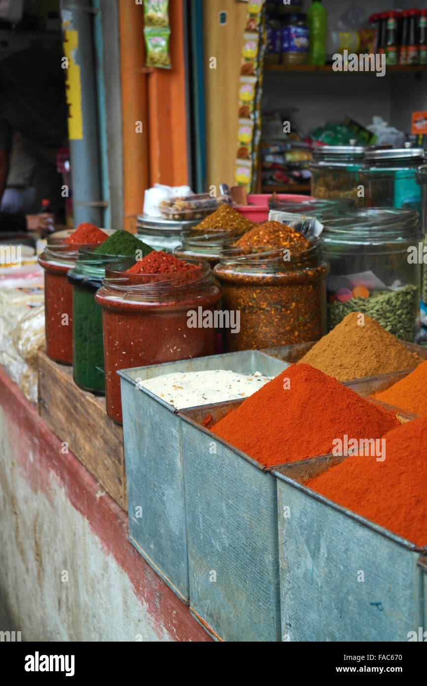 spice market in bangalore Stock Photo - Alamy
