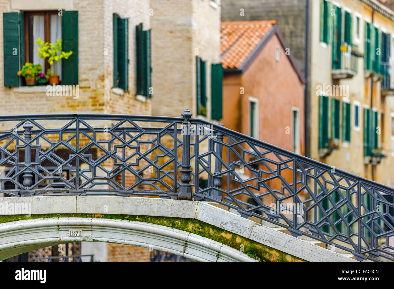 foot bridge over canal, Venice Stock Photo - Alamy