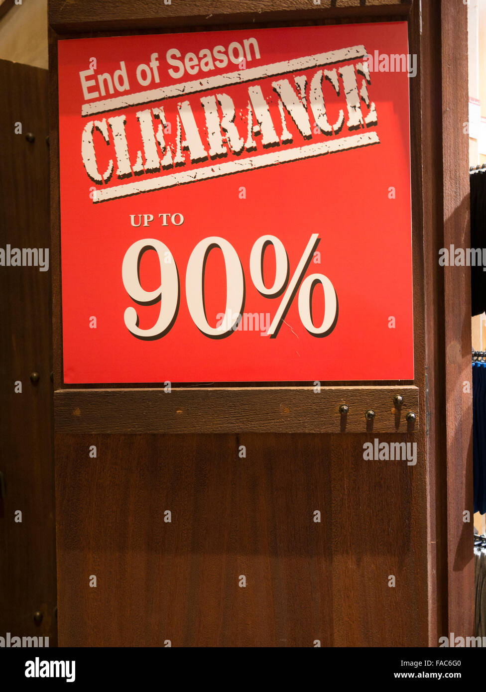 Sale display sign Stock Photo - Alamy