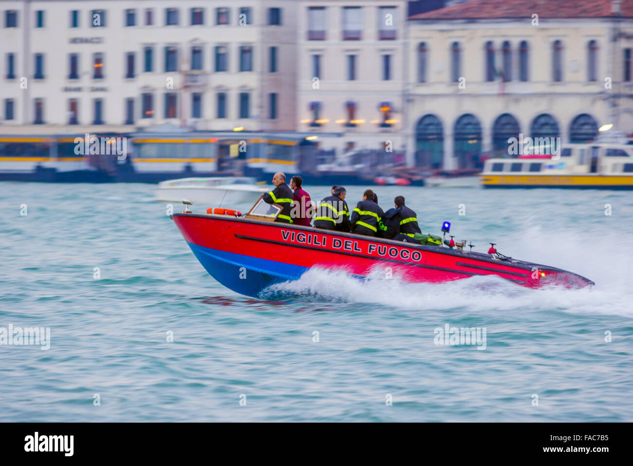 vigili del fuoco, (fire department), Venice Stock Photo - Alamy