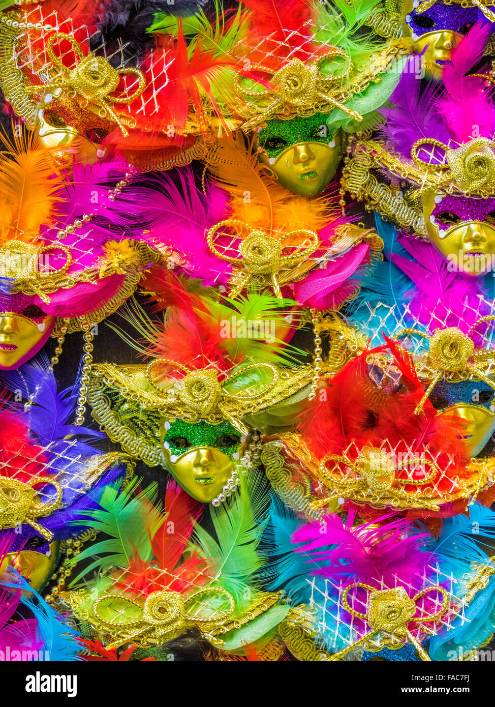 Carnival face masks in Venice in Italy Stock Photo - Alamy