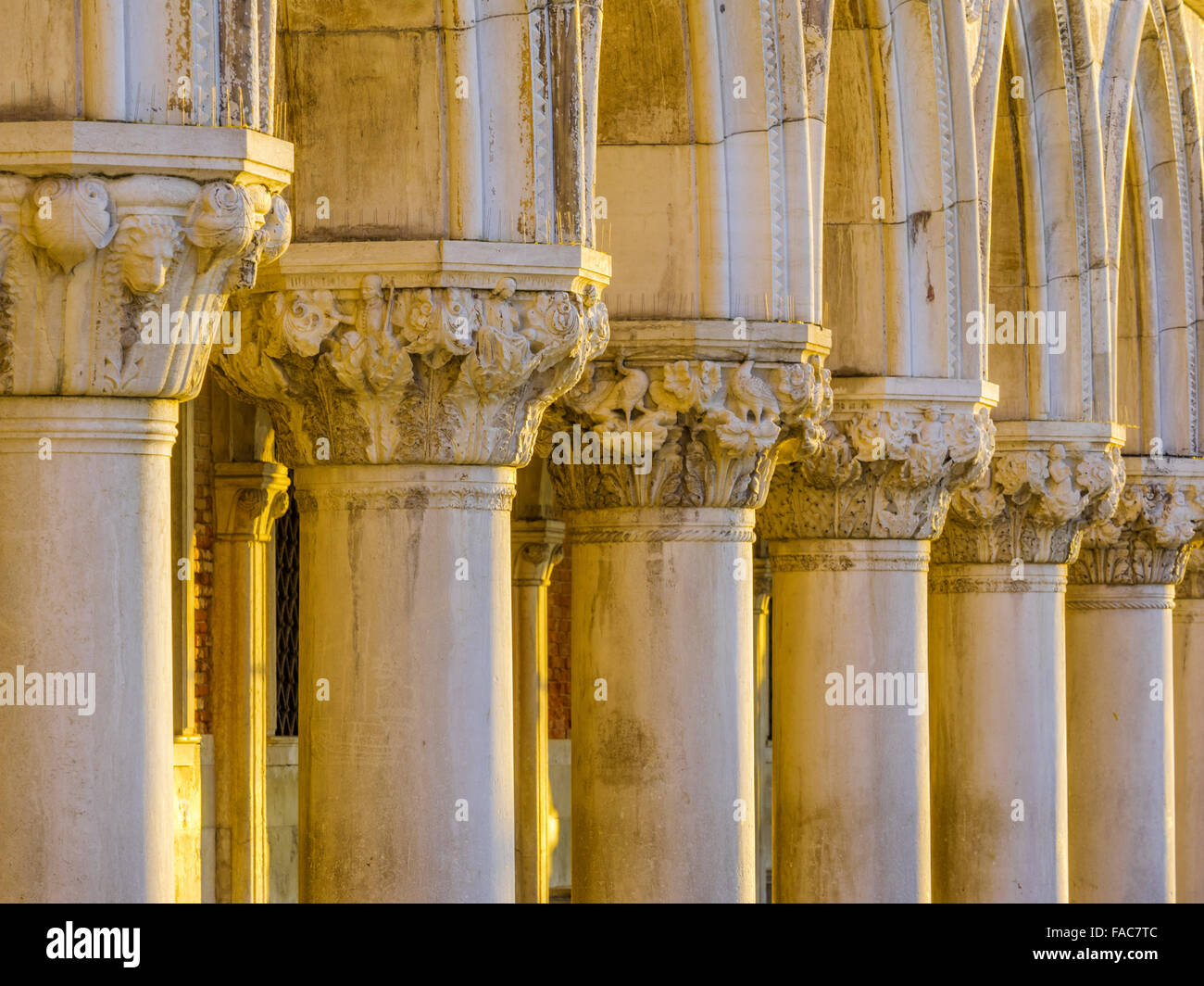 Columns in San Marco Square in Venice, Italy Stock Photo - Alamy