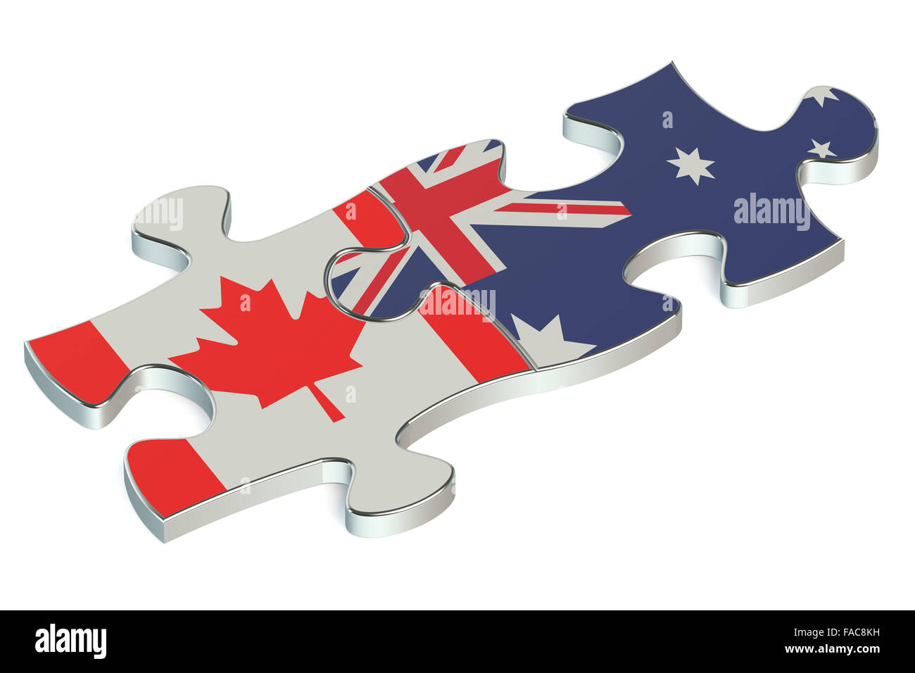 Australia canada flag hi-res stock photography and images - Alamy