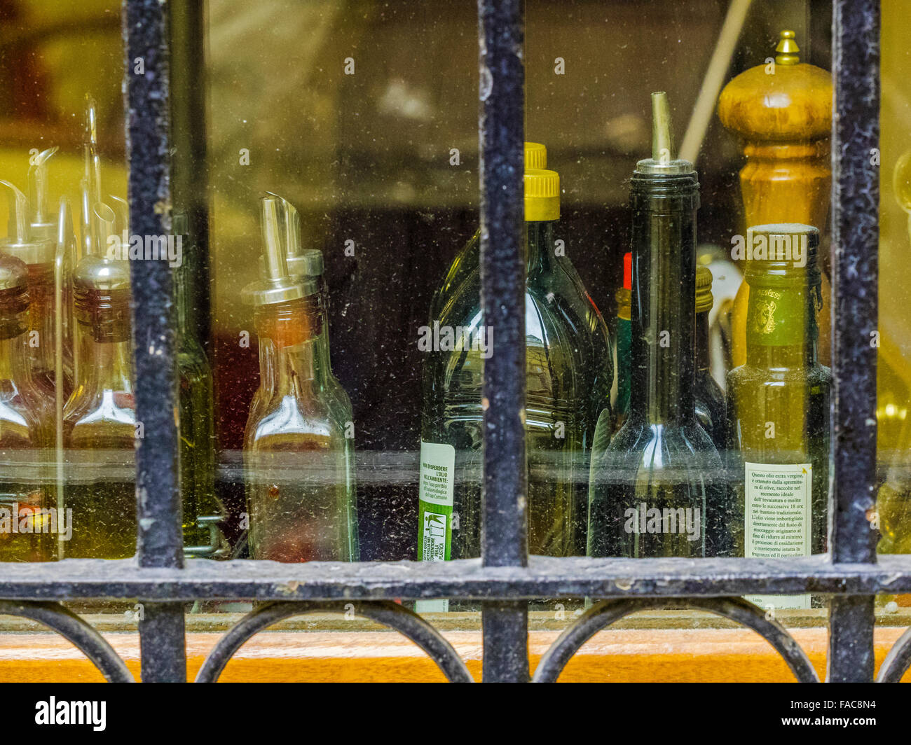 Restaurant kitchen window Street scenes in Venice, Italy Stock Photo ...