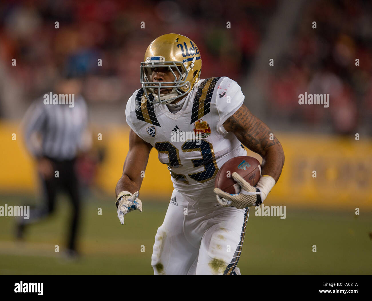 Santa Clara, CA. 26th Dec, 2015. UCLA running back (23) Nate Starks ...