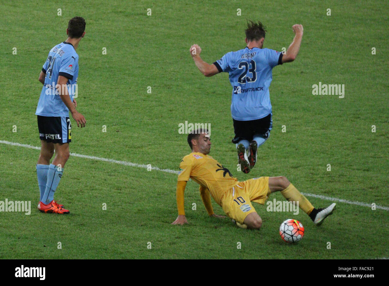 Sliding tackle hi-res stock photography and images - Alamy