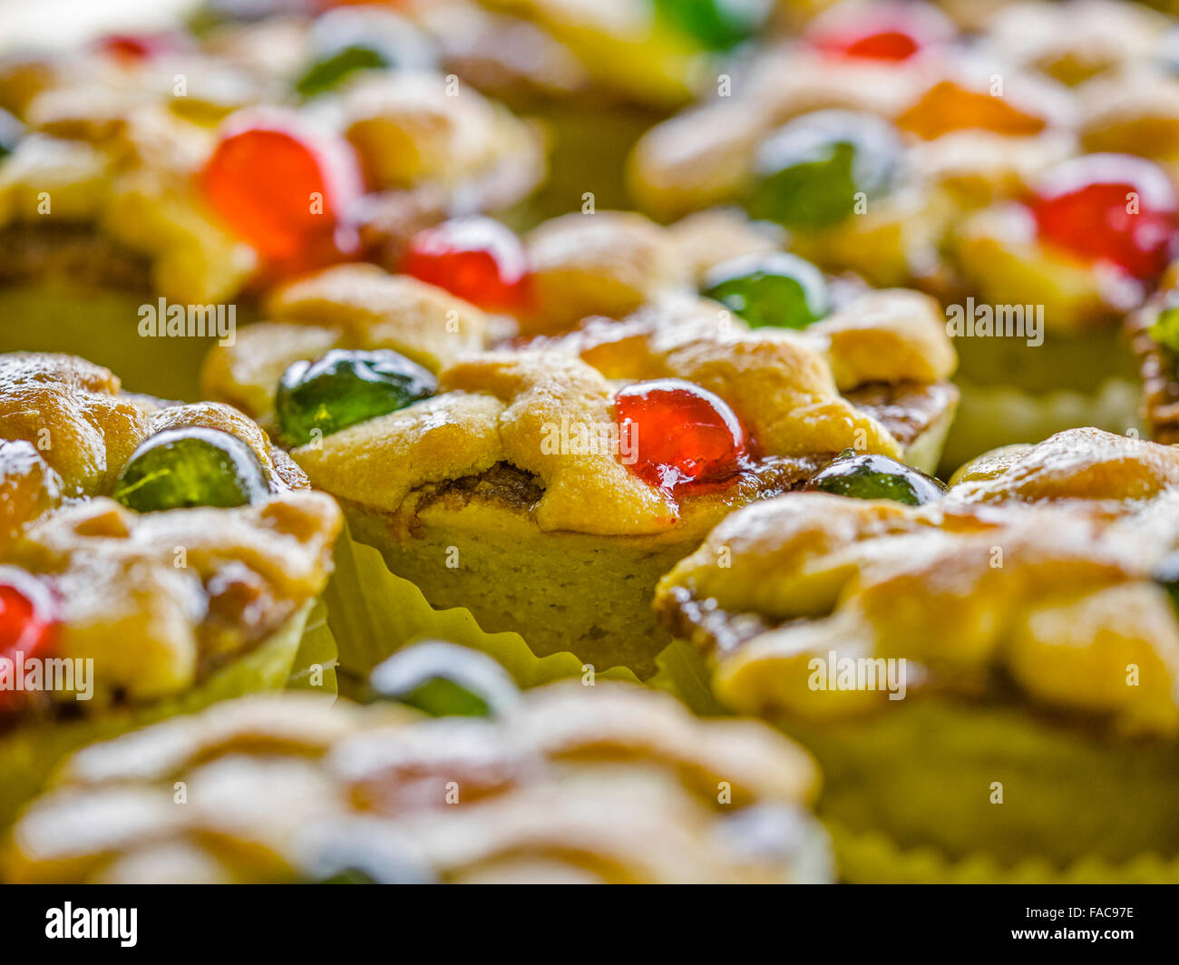 candied fruit cookies on the Island of Murano off Venice, Italy Stock ...