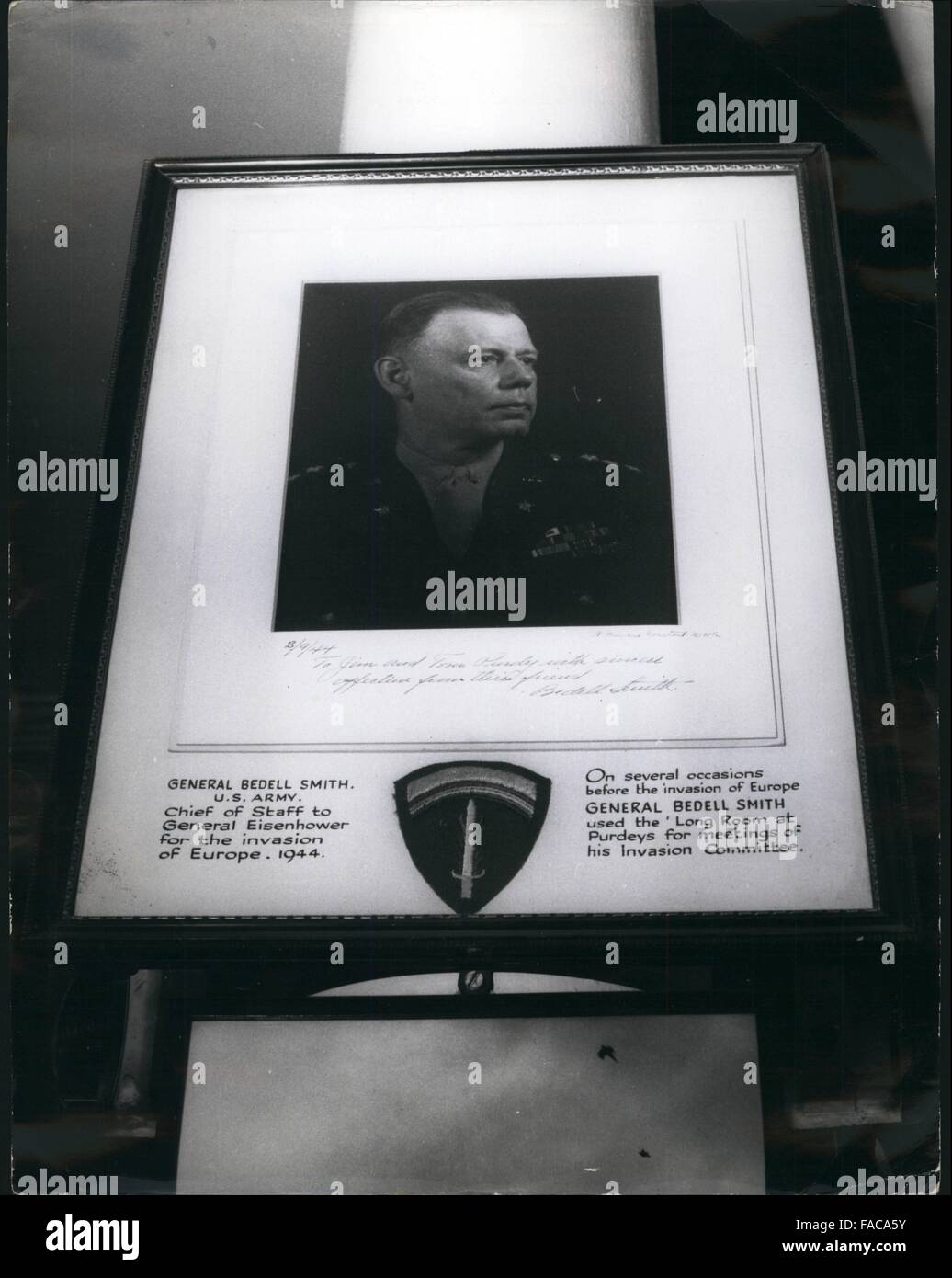 General bedell smith hi-res stock photography and images - Alamy