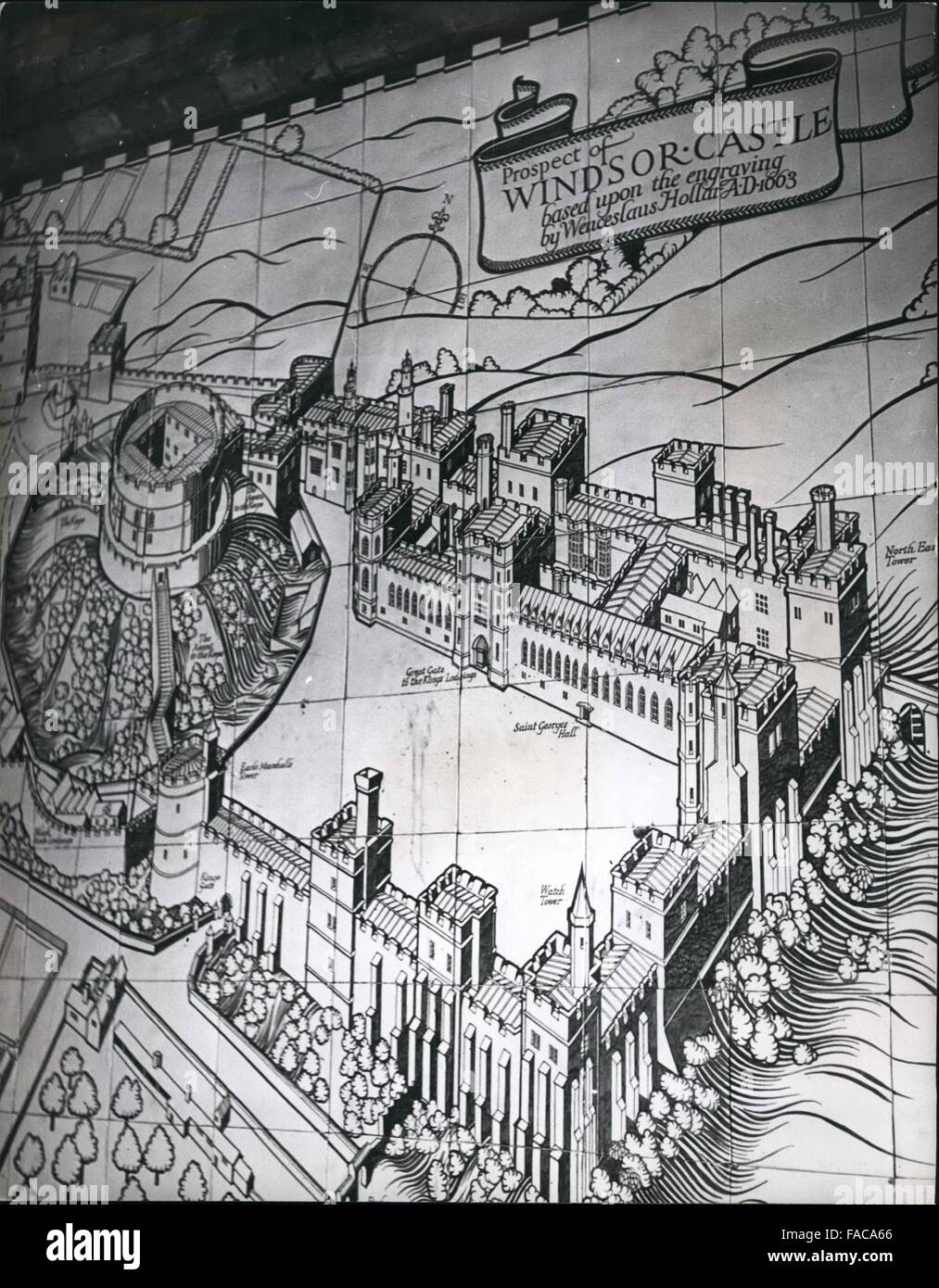 Map of windsor castle hi-res stock photography and images - Alamy