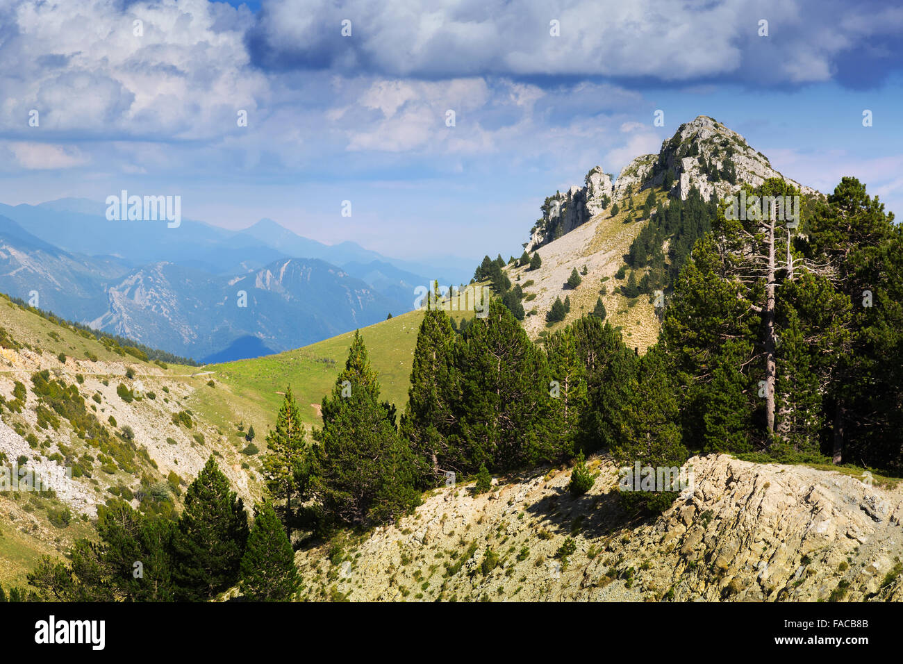 mountain landscape in summer. Pyrenees, Spain Stock Photo - Alamy