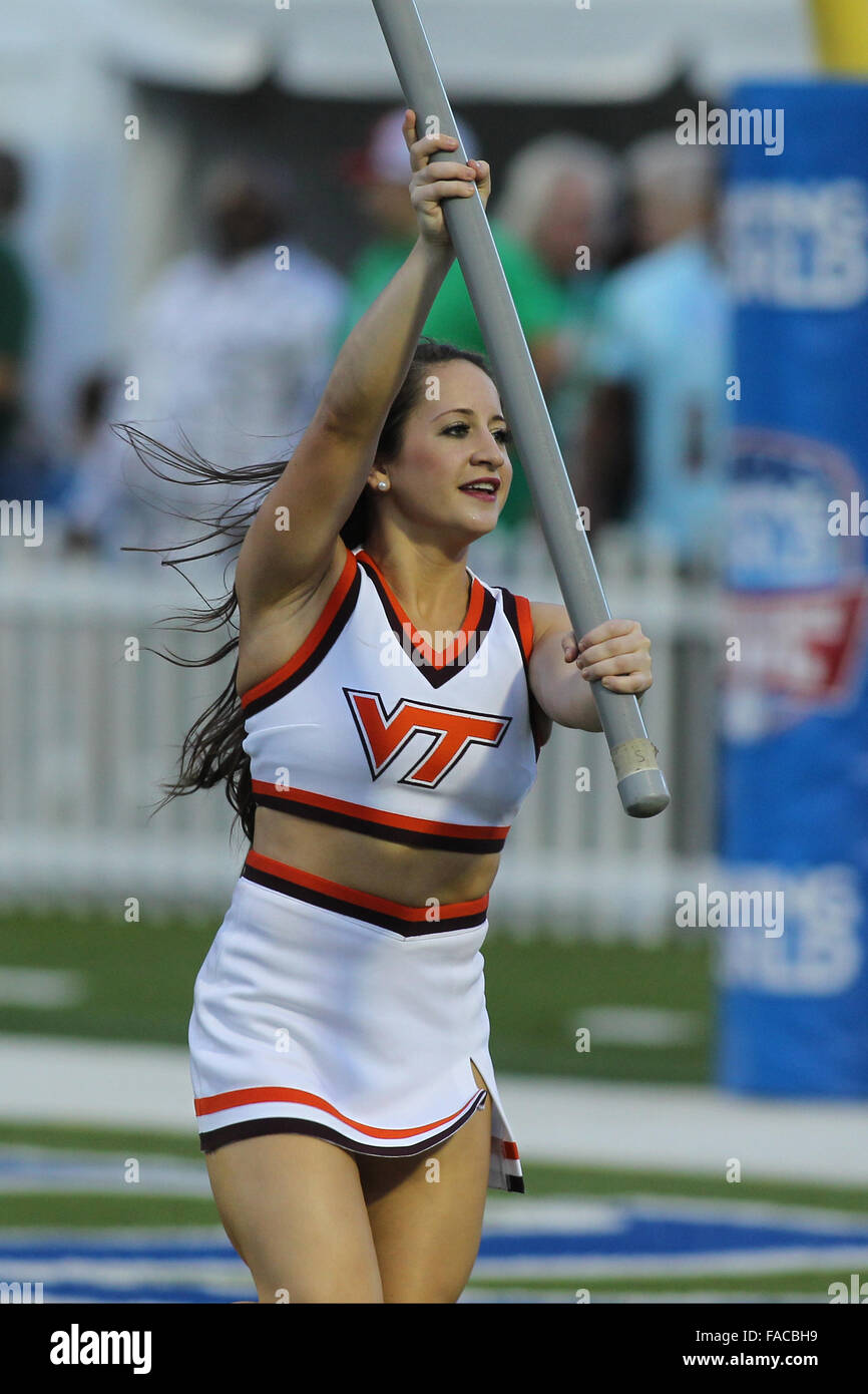 Virginia tech hokies cheerleader hi-res stock photography and images ...