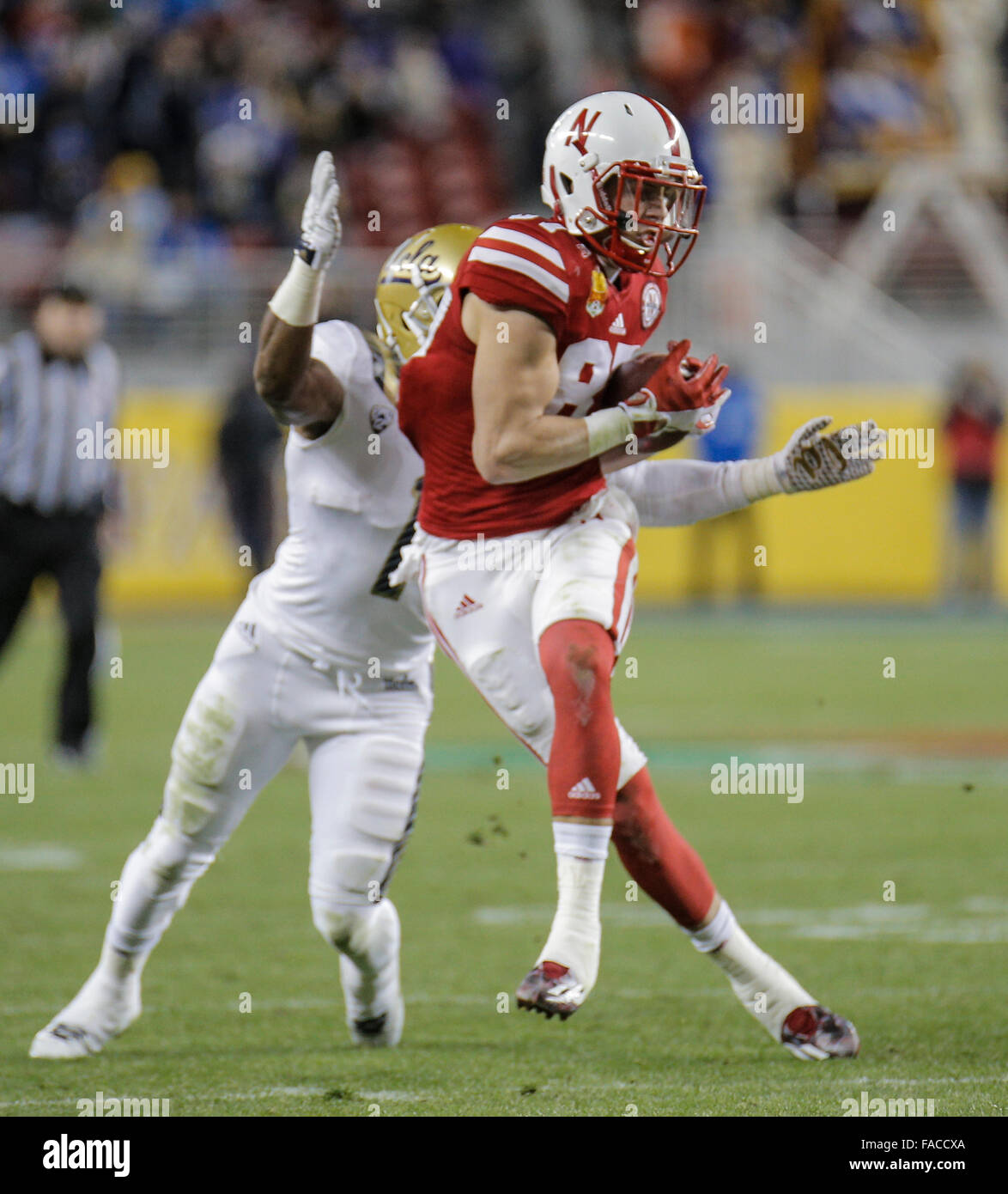 Santa Clara, USA, CA. 26th Dec, 2015. Nebraska WR # 87 Brandon Reilly ...