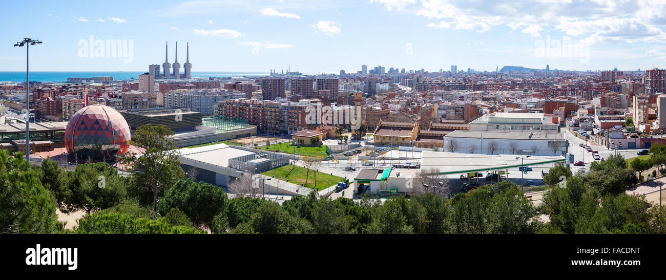 Badalona from high point barcelona hi-res stock photography and images ...