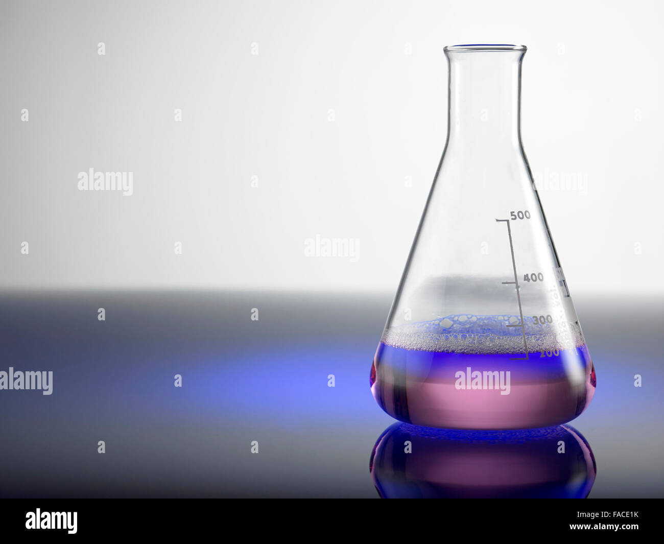 close up Laboratory glassware with liquid Stock Photo - Alamy