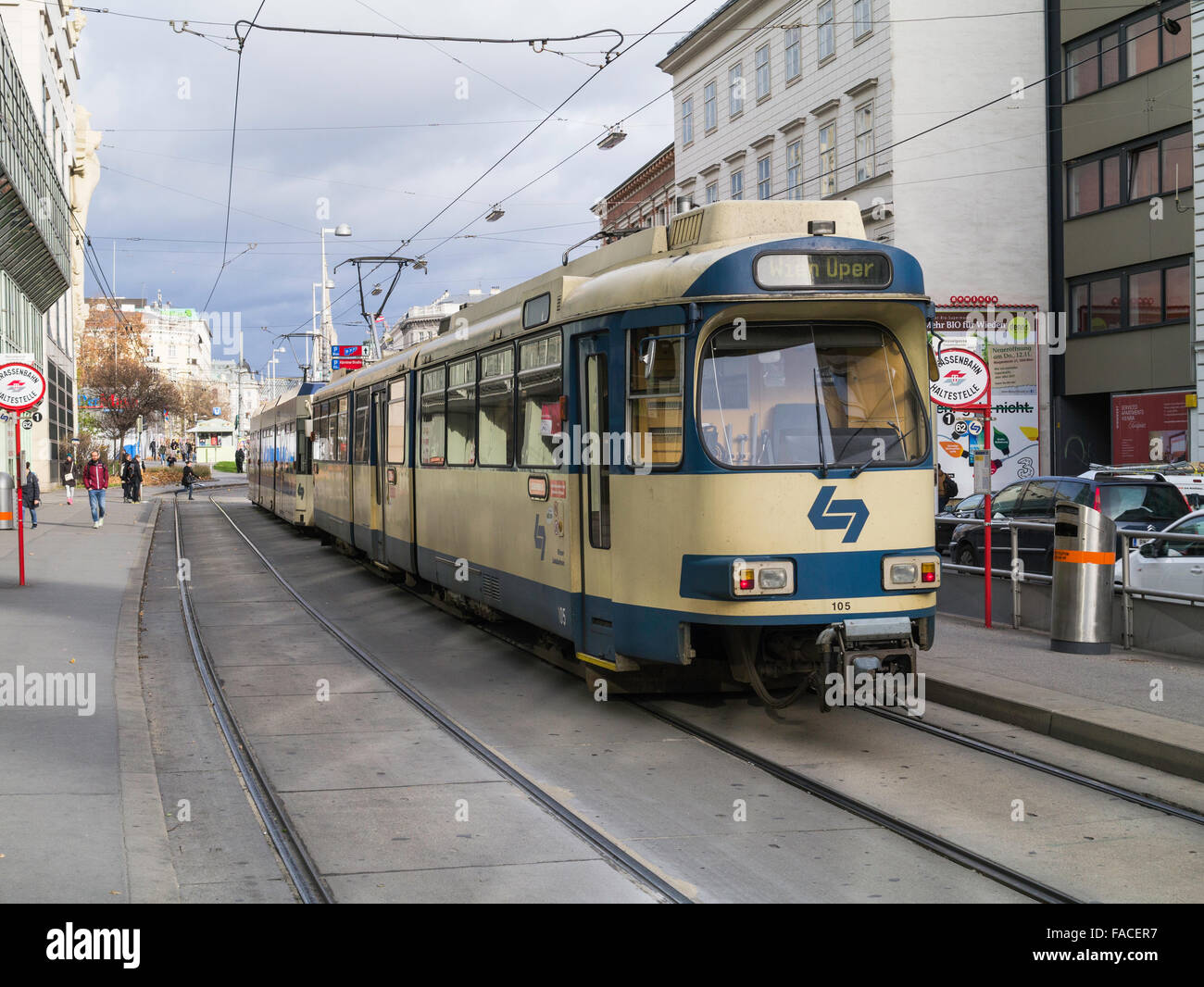 Austrian old tram hi-res stock photography and images - Alamy