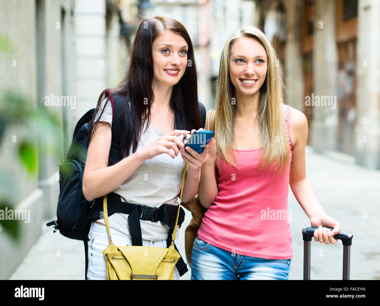 Two nice girls hi-res stock photography and images - Alamy