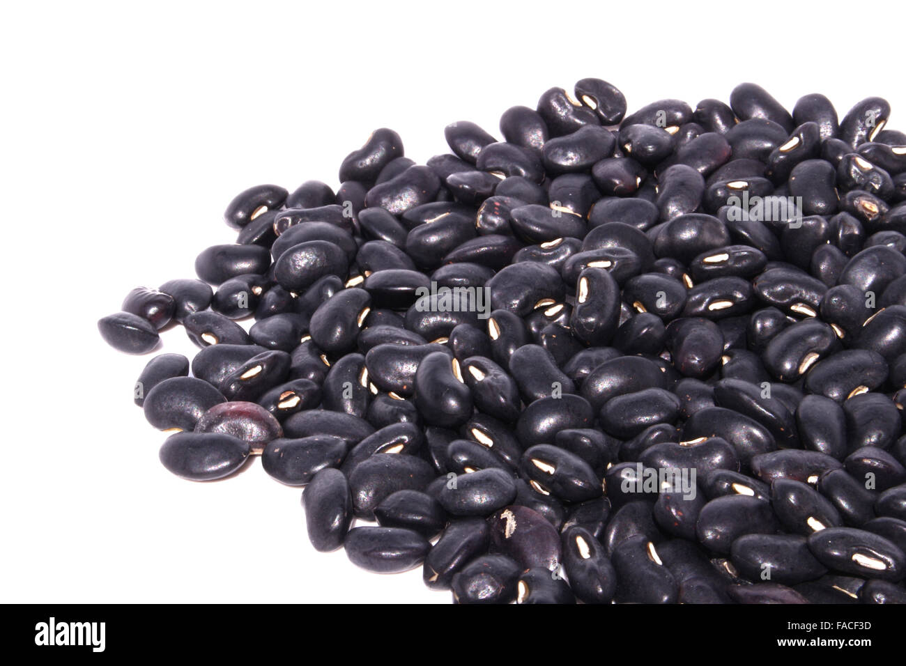 black Eyed Peas on isolated white background Stock Photo - Alamy