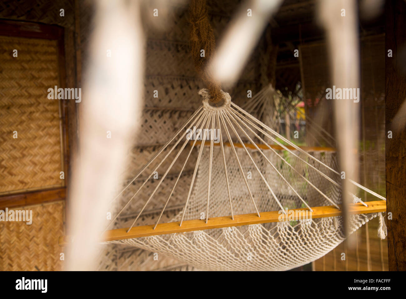 Mesh hammock in Agonda, Goa, India Stock Photo - Alamy