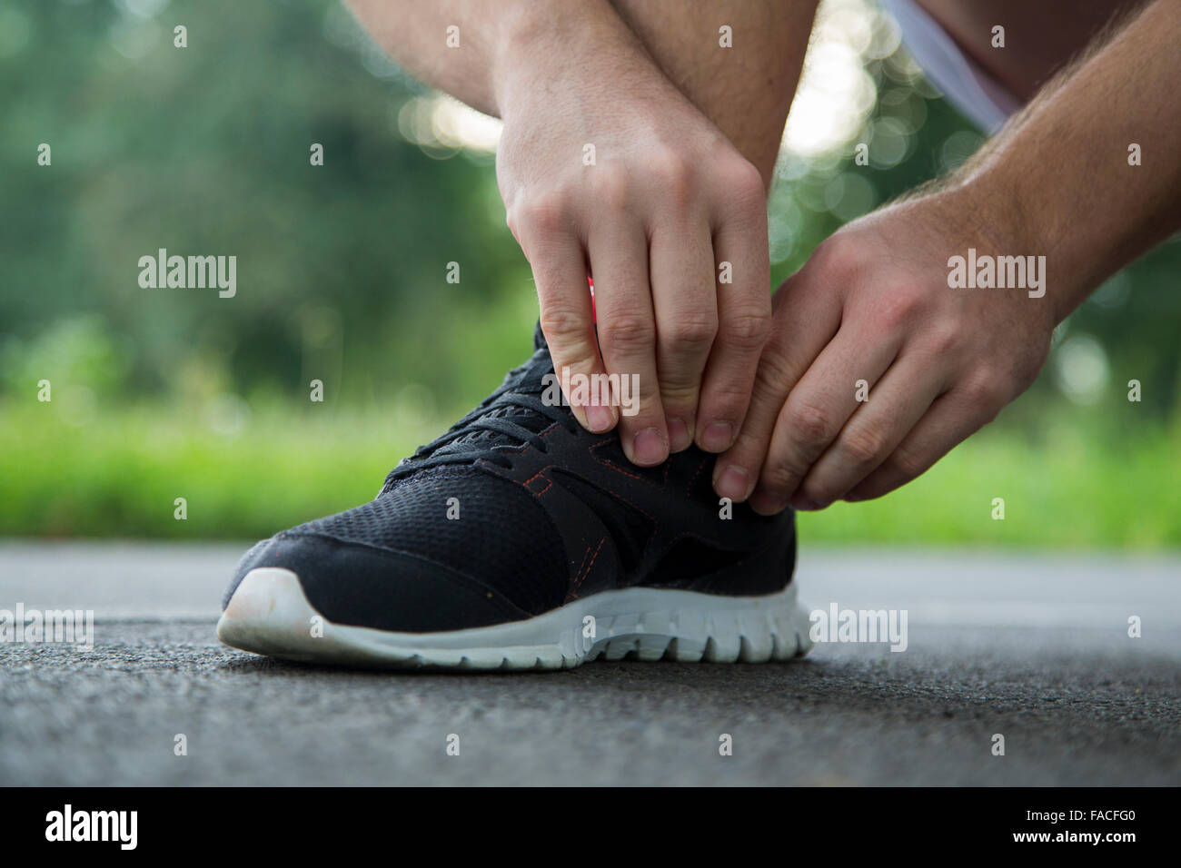 Man running shoe hi-res stock photography and images - Alamy